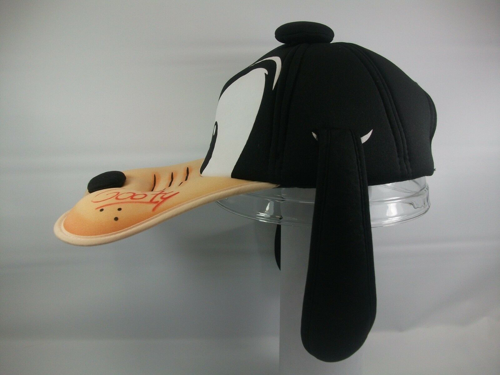 Goofy Autographed Disney Parks Hat Adult Black Beige Elastic Back ...