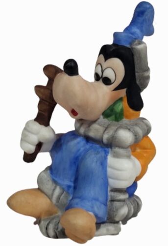 3" Walt Disney Productions Porcelain Bisque Figurine Goofy Plumber ...