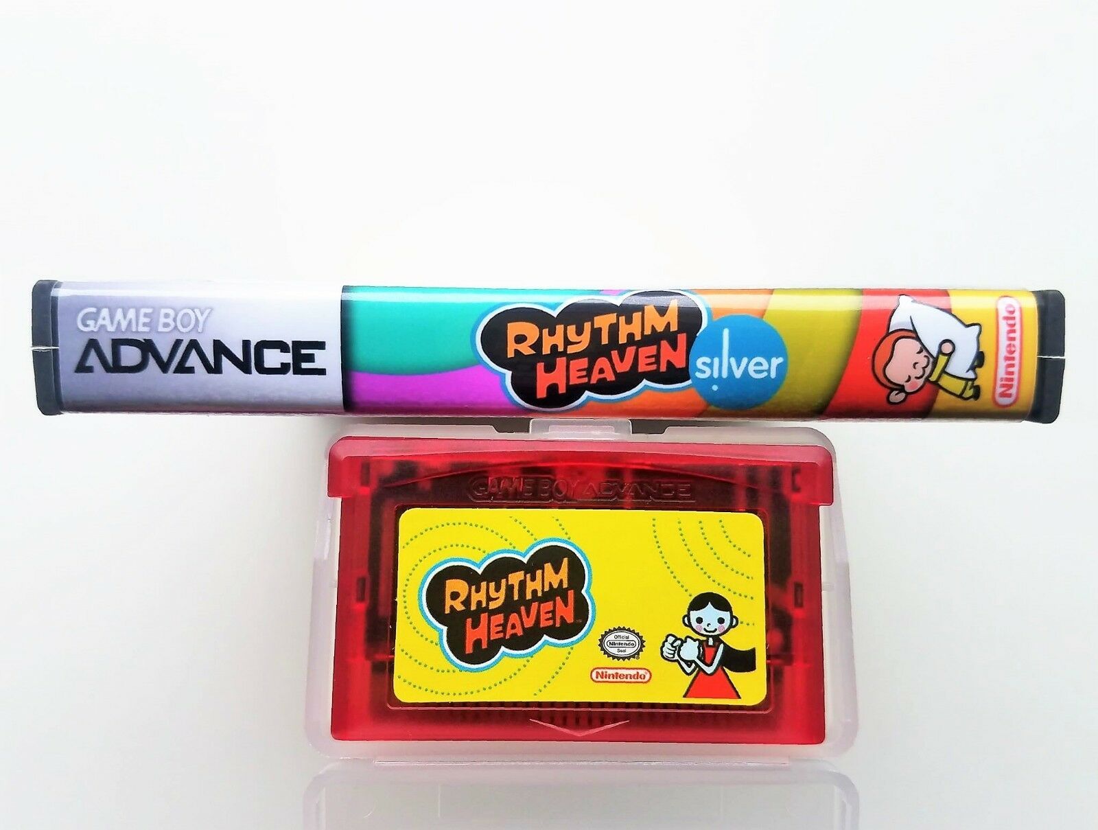 Rhythm Heaven Silver + Case (aka Tengoku) English Translated GBA ...