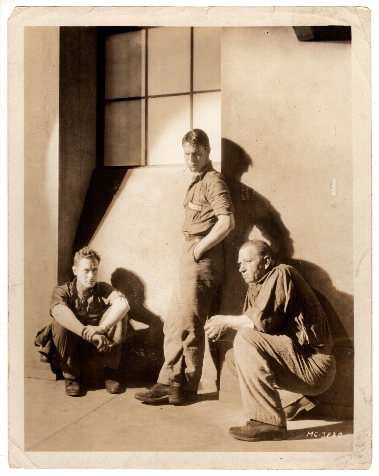 THE BIG HOUSE (1930) Convicts Chester Morris, Wallace Beery, Robert ...