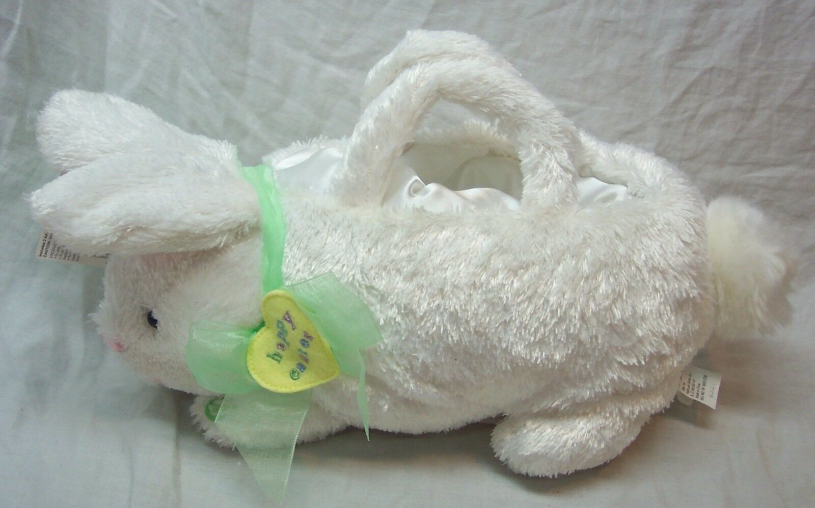 Hallmark 2005 TALKING EASTER BUNNY BASKET 13" Plush Stuffed Animal NEW ...