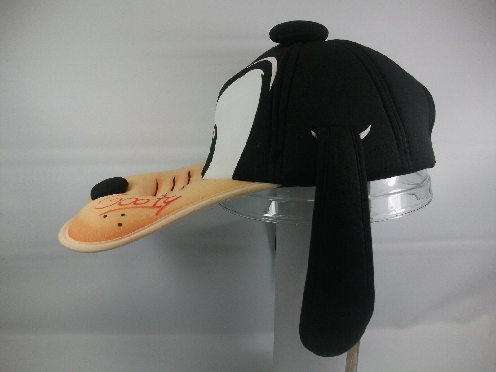 Goofy Autographed Disney Parks Hat Adult Black Beige Elastic Back ...