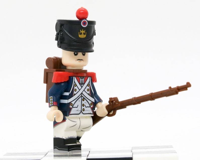 French Line Infantry Rifleman Fusilier Custom Minifigures Napoleonic ...