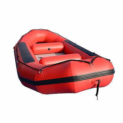 BRIS 13ft Inflatable River Raft 6 Person White Water Rescue Raft ...