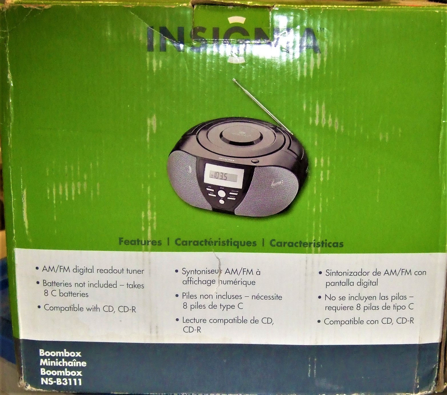 AM/FM Radio & CD Player By Insignia - Portable AM/FM Radios