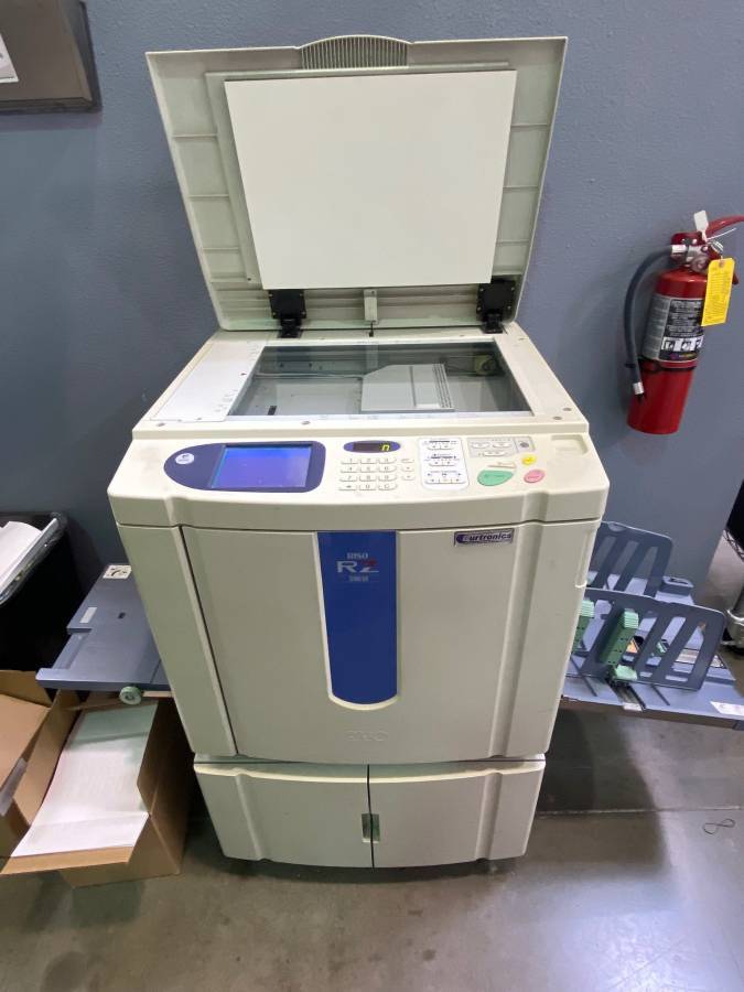 Riso Rz590ui High Speed Digital Duplicator - Copiers