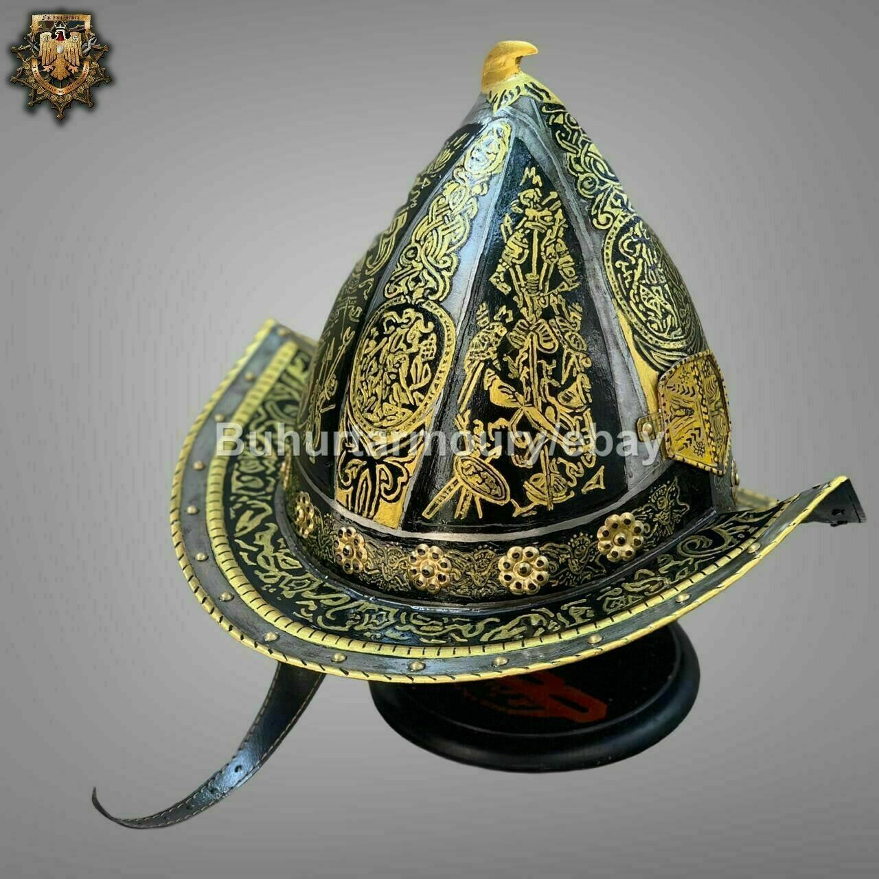 18 Gauge Steel Medieval Milanese Morion Cabasset Helmet Museum Replica ...
