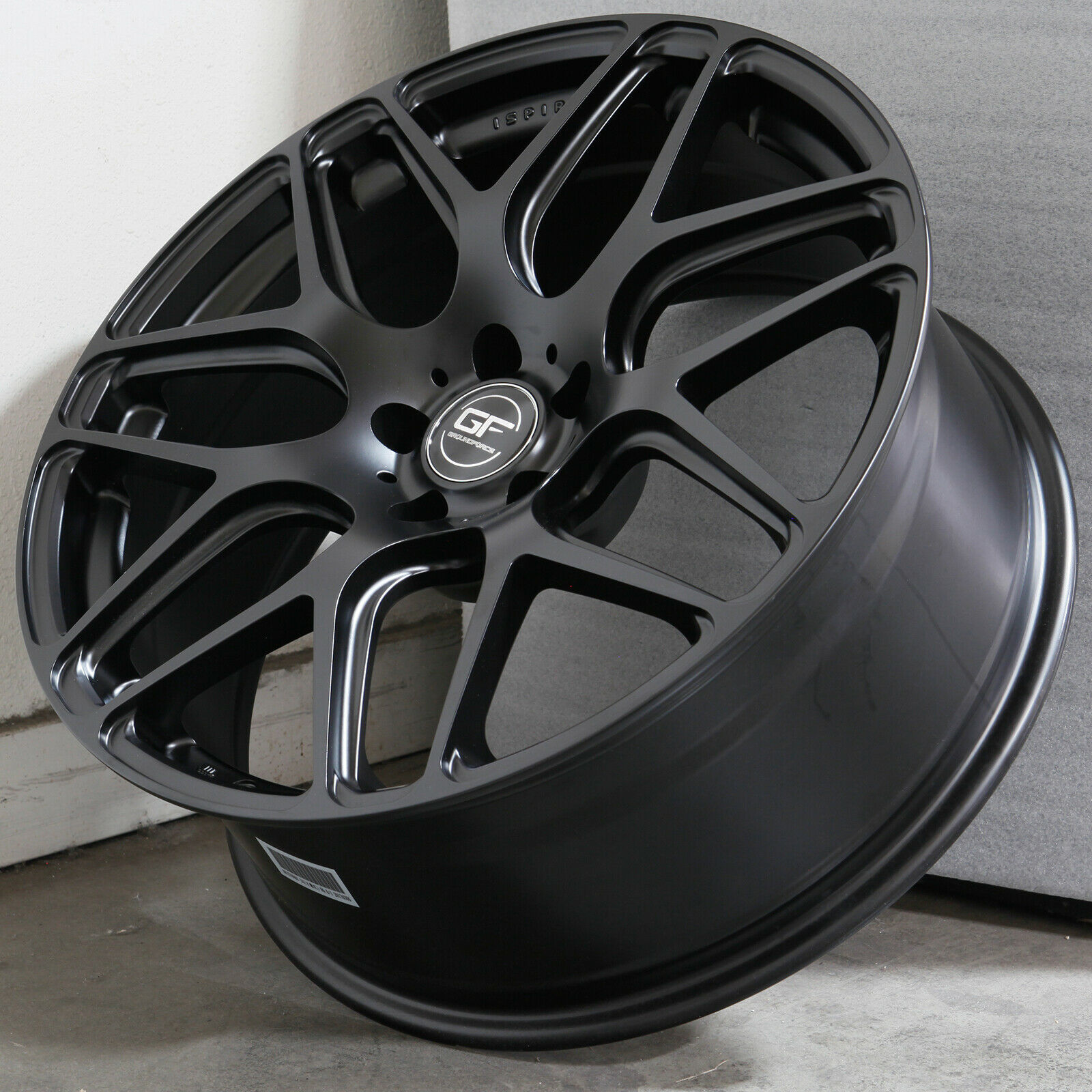 19x8.5 MRR GF9 5x108 35 Matte Black Wheels Rims Set(4) - Wheels