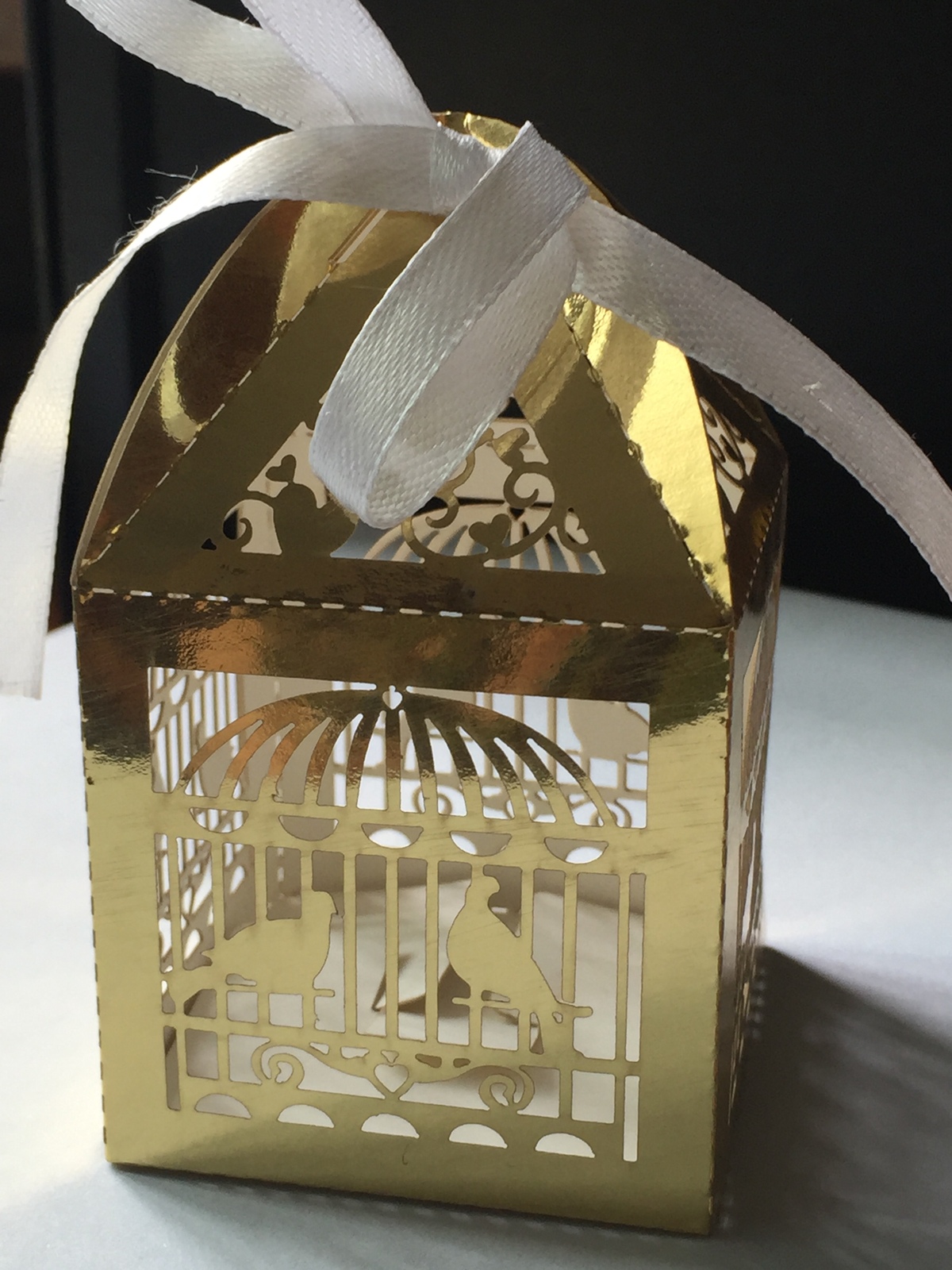 100*Metallic Gold Cake box,Wedding favor box,Cupcake Gift Packaging ...