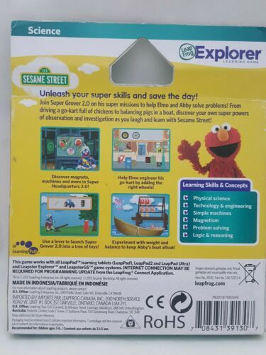 LeapFrog Learning Game: Sesame Street Solve it with Elmo (LeapPad and ...