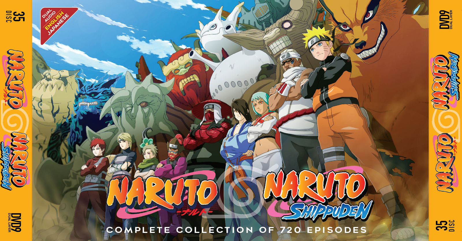 DVD NARUTO COMPLETE BOX SET 1 2 3 4 5 (EPISODE 1 - 720 End ) ENGLISH ...