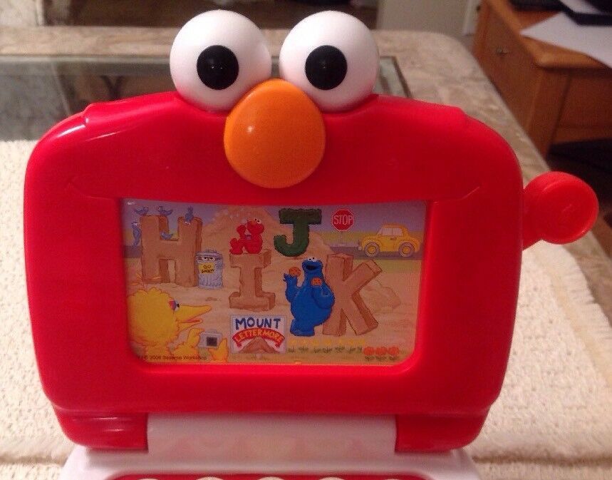 Fisher Price Sesame Street ELMO'S LEARNING FUN LAPTOP with One Double ...