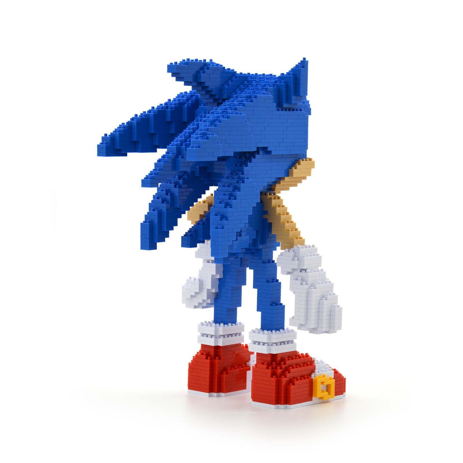 Sonic Boy Brick Sculpture (JEKCA Lego Brick) DIY Kit - Building Toy ...