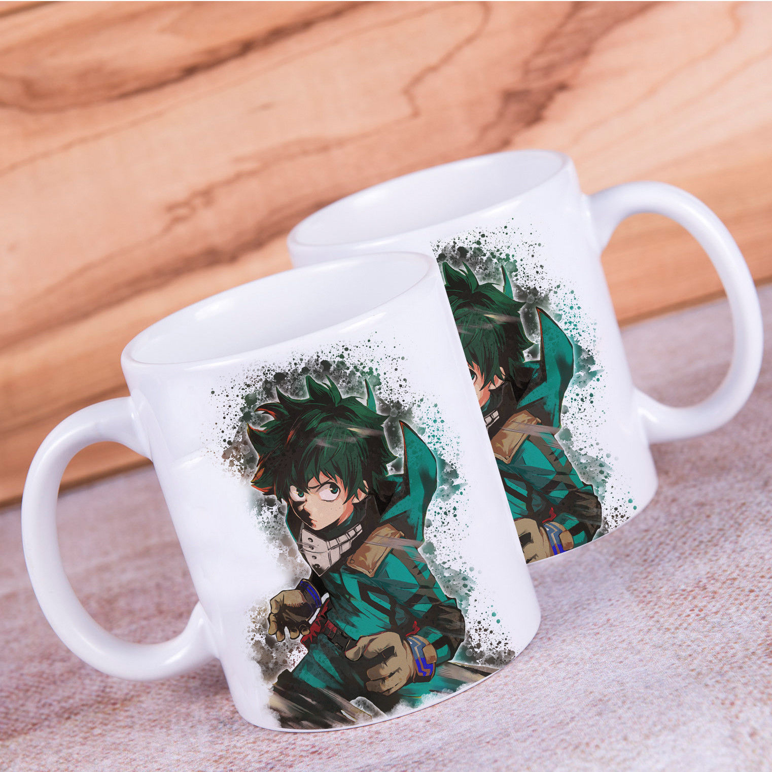 Boku My Hero Academia Midoriya Anime Coffee Mug Japan Manga Tea Cup Otaku Hot W4 Mugs