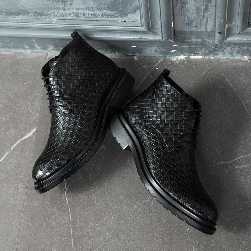 American Indian Work Boots Luxury Male Wedding Shoes - Men's Shoes