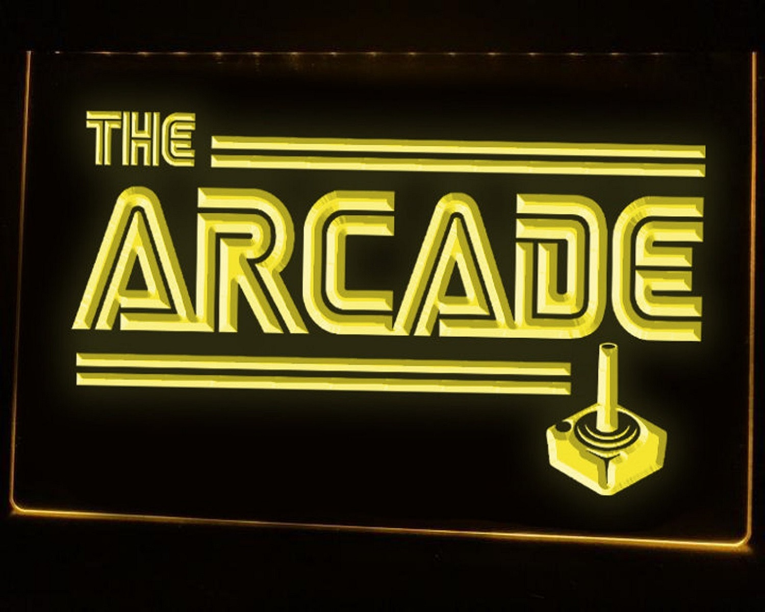 The Arcade Led Neon Sign Hang Wall, Home Decor, Game Room, Craft ...