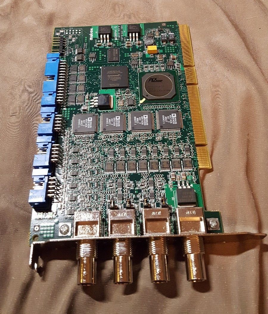 Matrox Morphis: Y7198-01. 4 Channel Frame Grabber - Camera & Video Systems