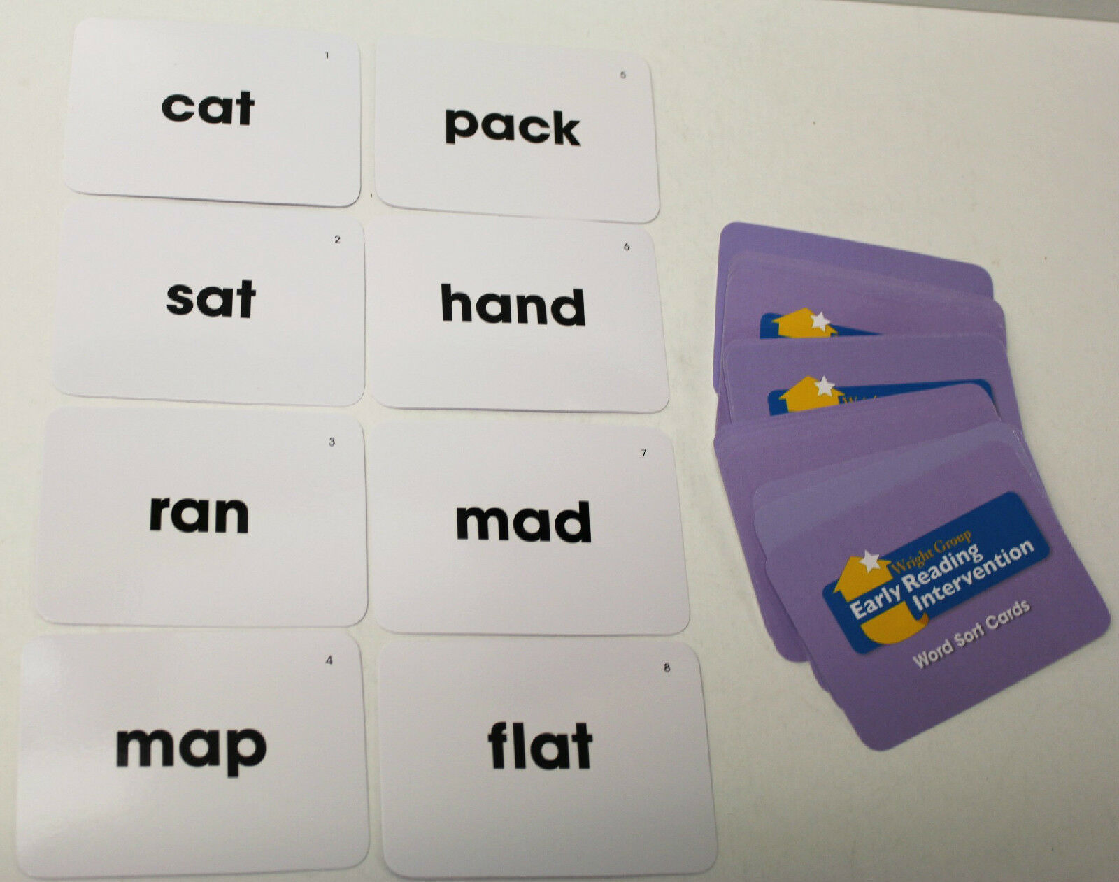 ERI EARLY READING INTERVENTION GRADE 2 WORD CARDS, 308 FLASH CARDS ...