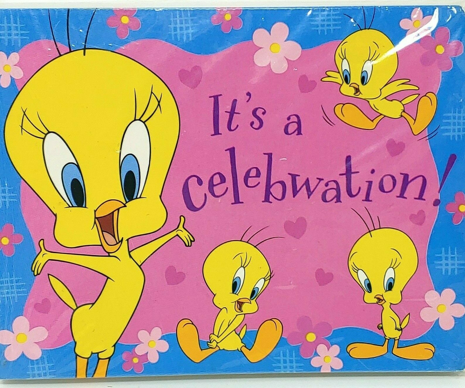 Tweety Bird Birthday Party Invitations 1 pack 8 cards Looney Tunes ...