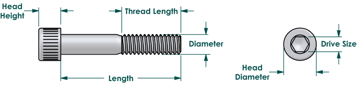 M6 12mm Stainless Steel 304 Socket Head Cap Screws Metric Full Thread m6-12mm-stainless-steel-304-socket-head-cap-screws-metric-full-thread