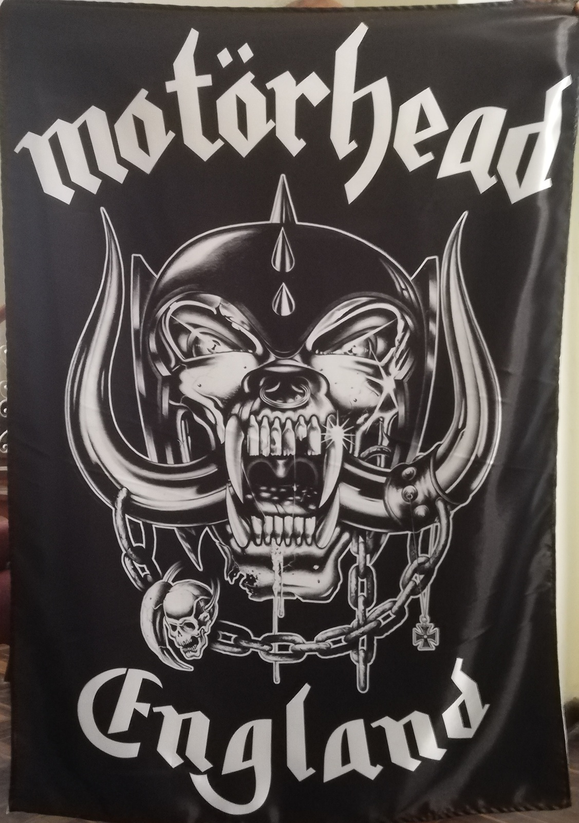 MOTORHEAD England FLAG CLOTH POSTER BANNER CD Thrash Metal - Motorhead