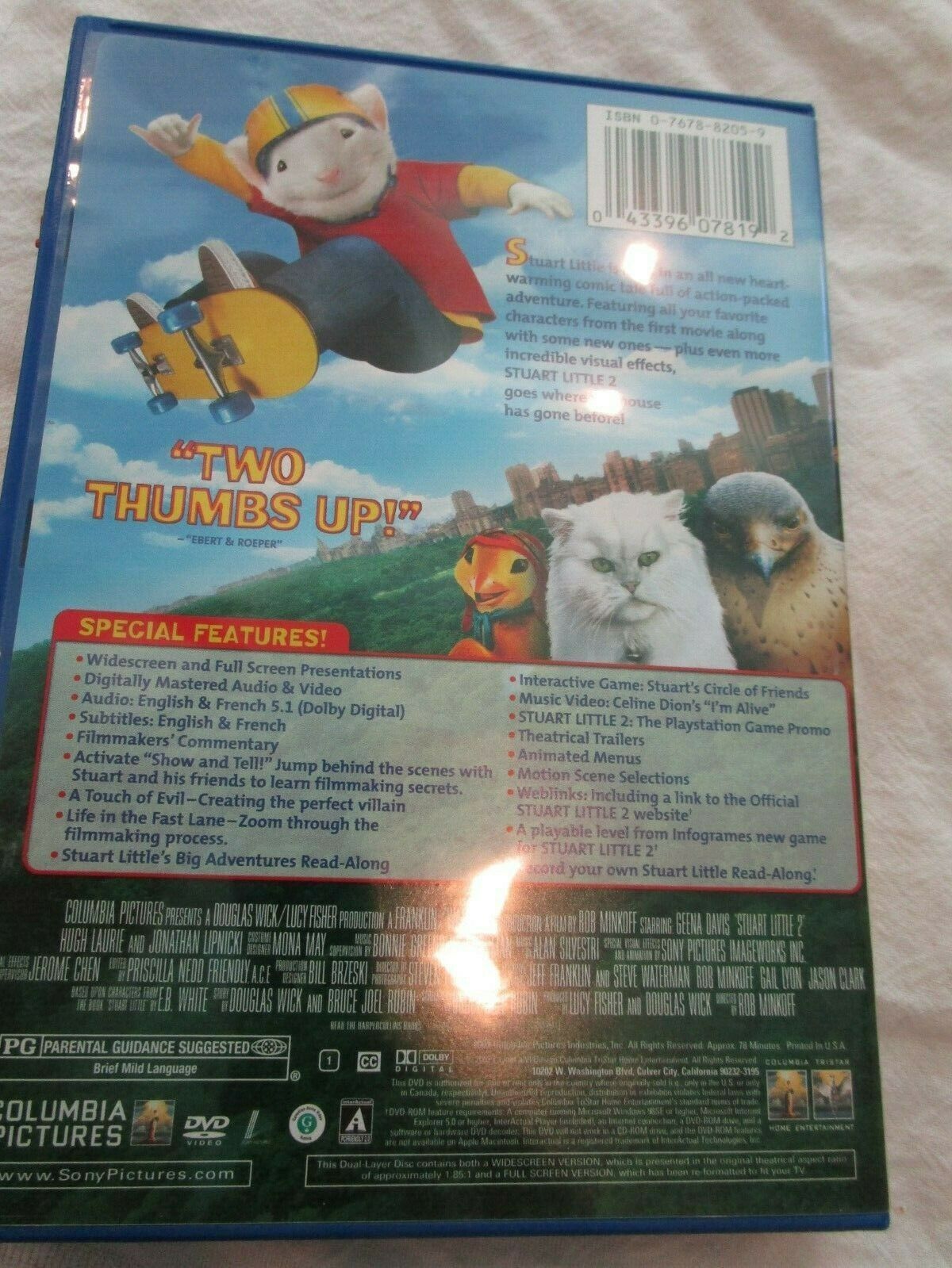 Stuart Little 2 Special Edition Wide and Full Screen Deluxe Edition ...