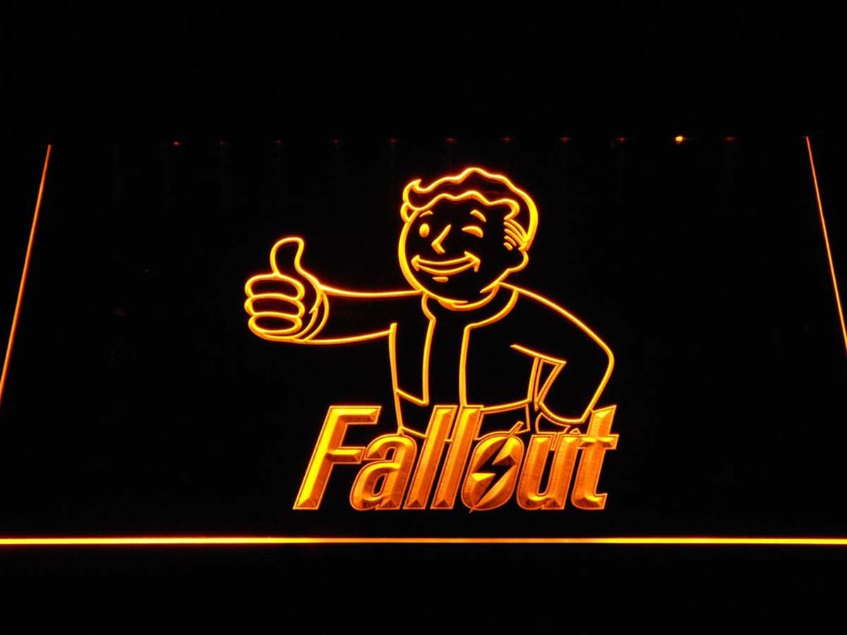 Fallout Vault Boy LED Neon Sign Home Decor Crafts - Other Collectible ...