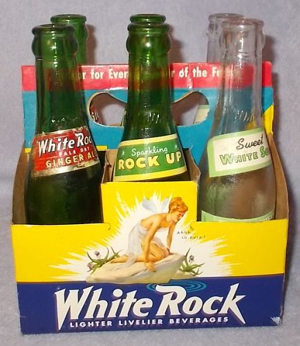 White Rock Soda Pop Mixed Six Pack 7oz Bottles Ginger Ale White Soda ...