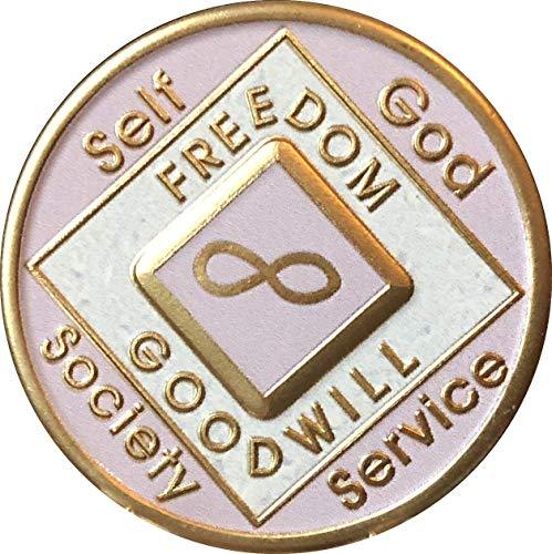 Infinity Pink and White NA Medallion Official Eternity Narcotics ...