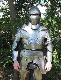 Medieval Reenactment Wearable Knight LARP Full Suit Of Armor - Knives ...