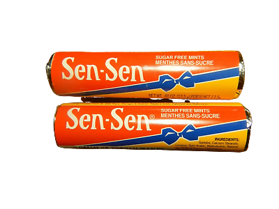 Old VINTAGE candy SEN SEN mints licorice breath freshener mint SUGAR ...