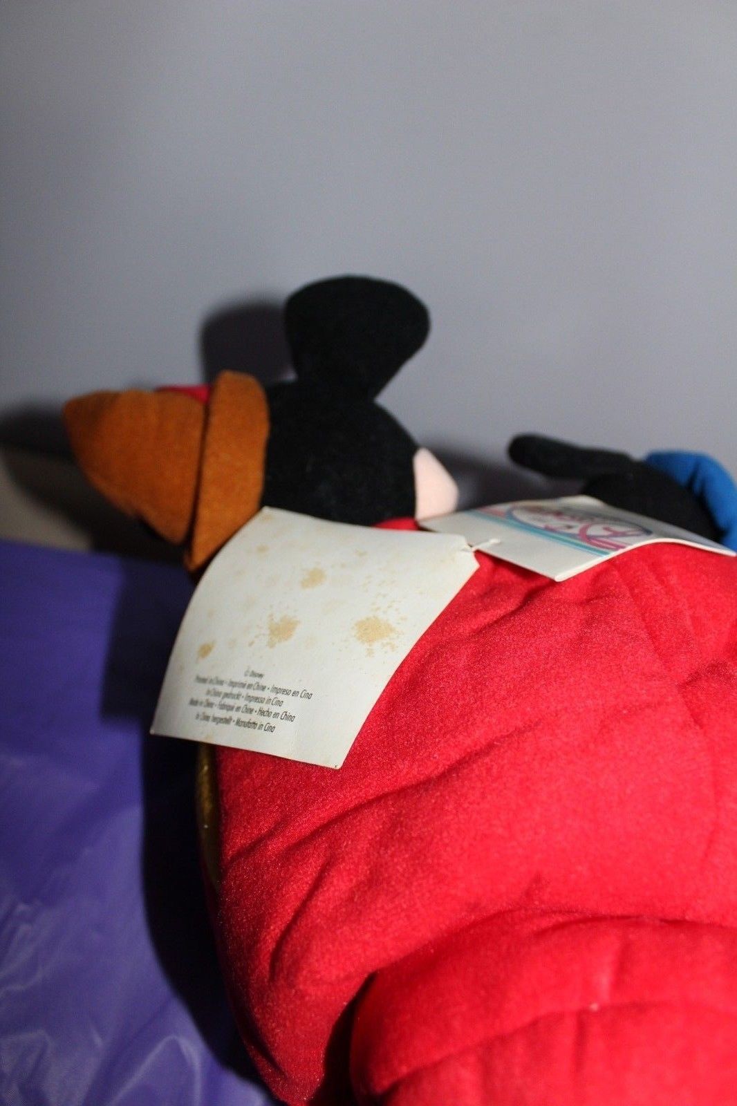 Disney Store Mini Bean Bag Plush Referee Mickey Mouse | SEMA Data Co-op