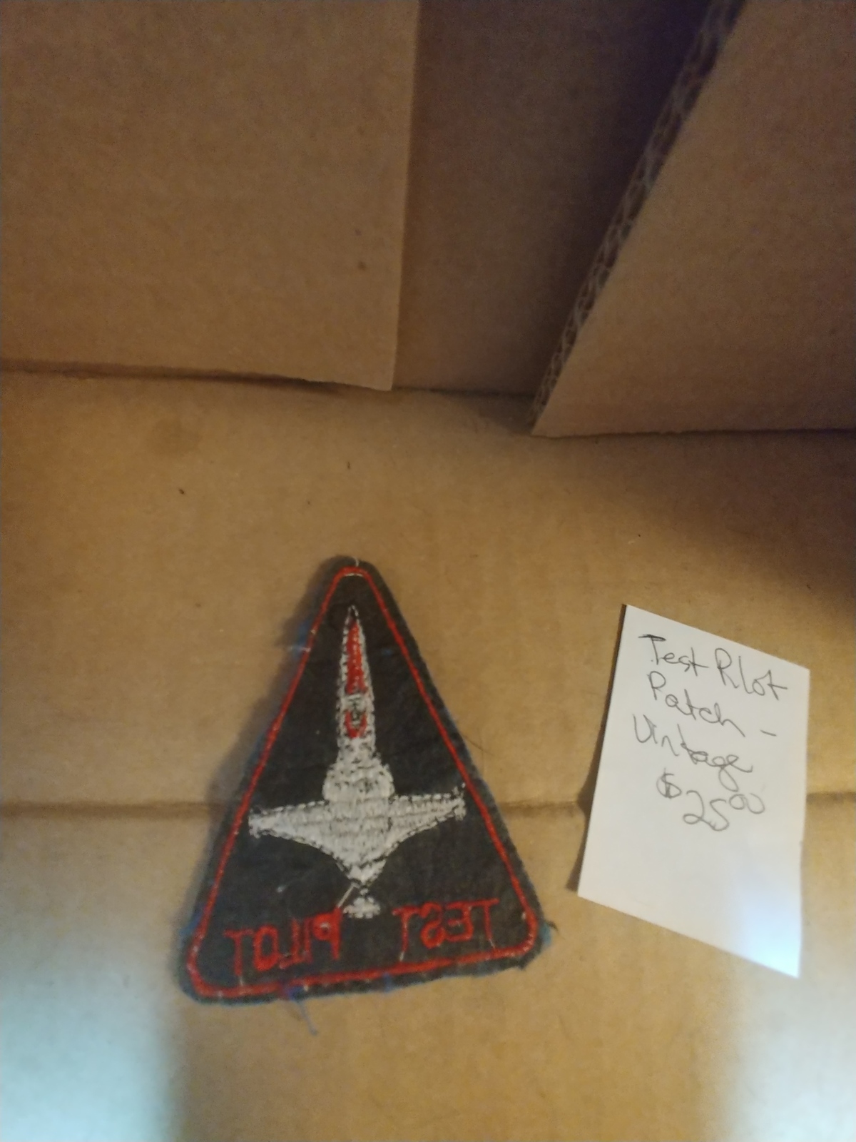 Test Pilot Patch - Old Vintage Patch 1950's US Air Force US Army - Army