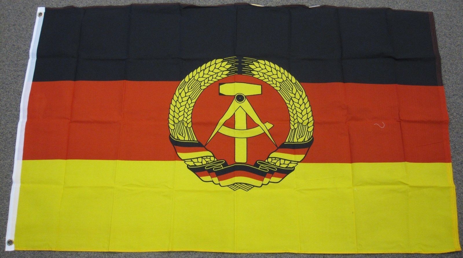 3X5 EAST GERMANY FLAG GERMAN DEMOCRATIC DDR NEW F122 - Flags