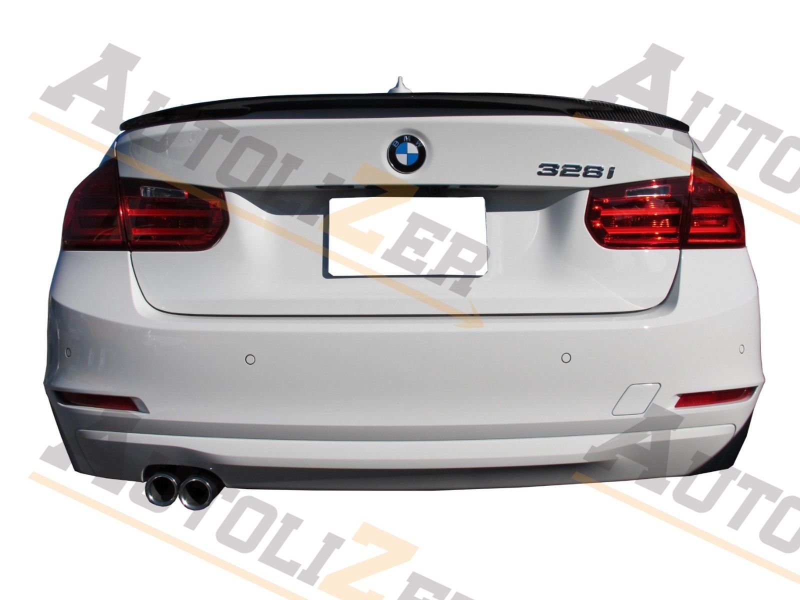 2012-2018 BMW F30 3 Series Carbon Fiber Rear Trunk Spoiler 320i 328i ...