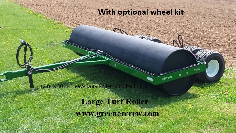 Turf Roller 7 Ft. Golf Course Fairways and Greens - Outdoor Power Equipment