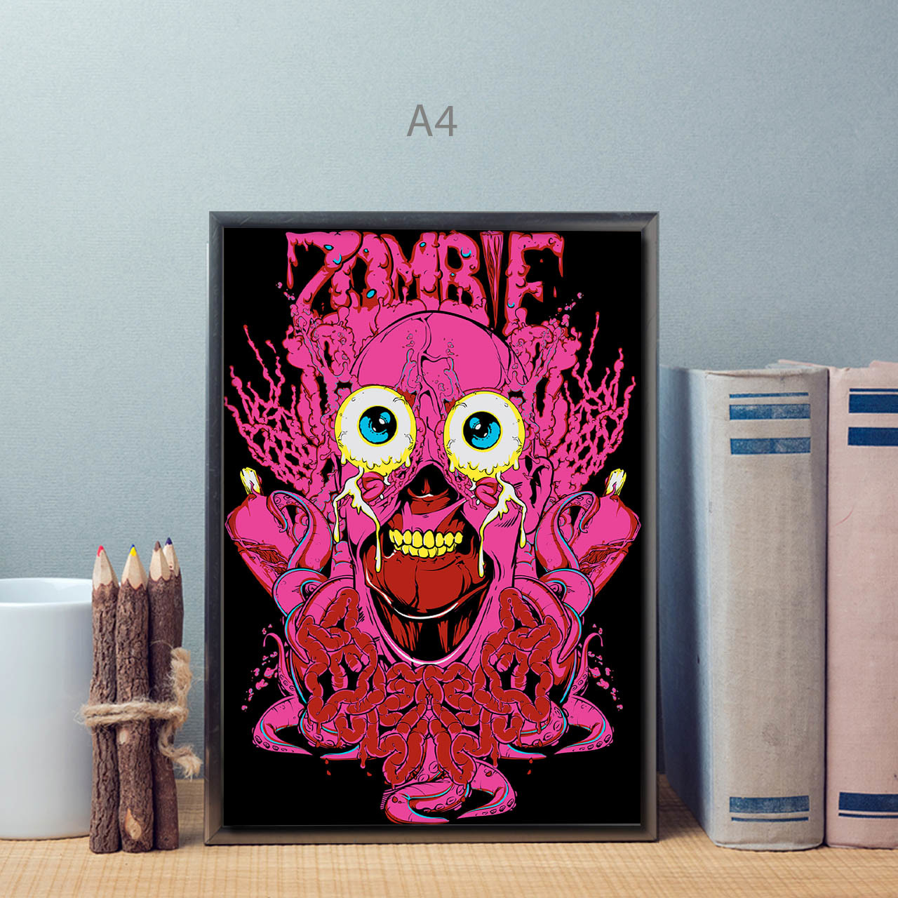 Guts Horror Creepy Zombie Nightmare Matte/Glossy Poster A0 A1 A2 A3 A4 ...