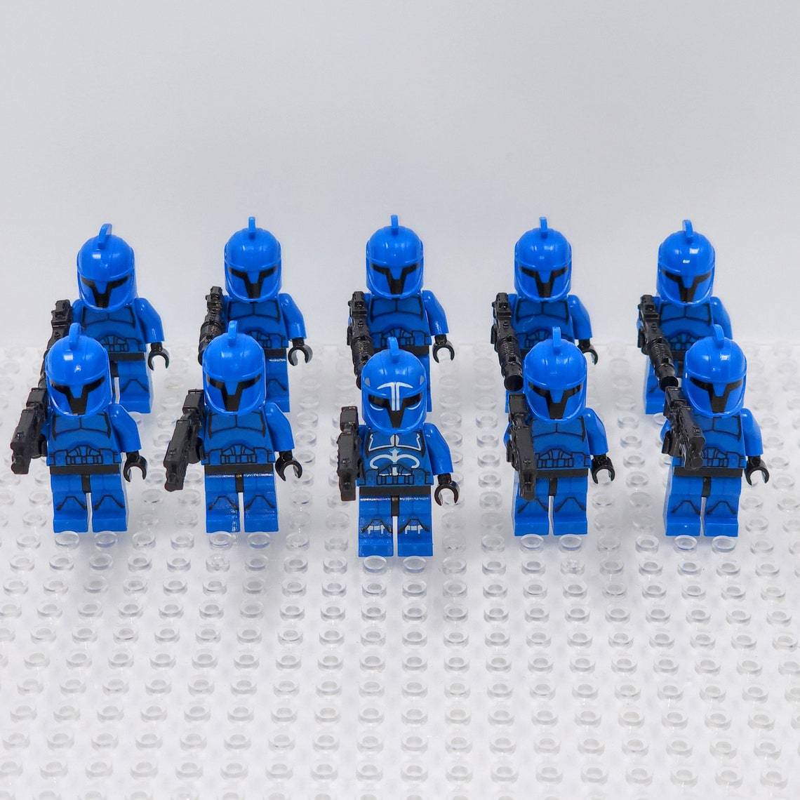 10pcs Senate Commando troopers Captain Jayfon Star Wars Minifigures ...