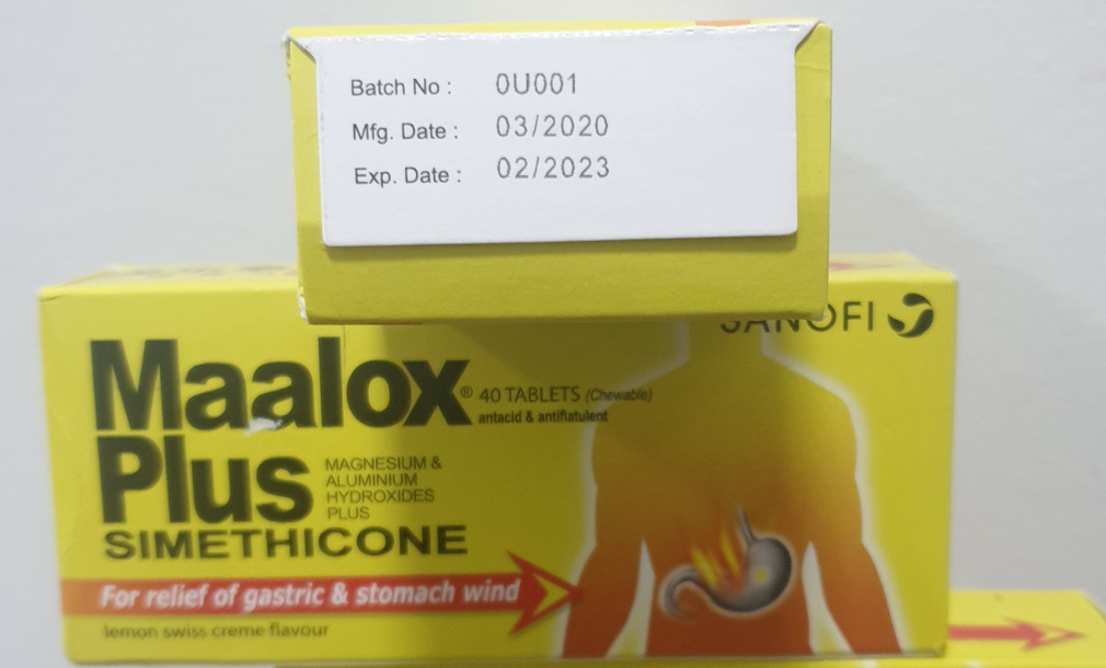 Maalox Plus Tablet-Antacid & Antiflatulent(40 Tablet Chewable ) EXPRESS ...