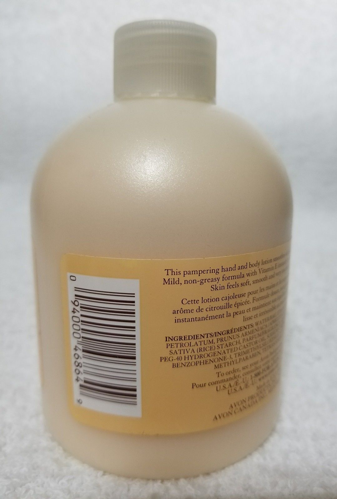 Avon PUMPKIN SPICE Hand & Body Lotion Smooths Skin Full 8.4 oz/250mL ...