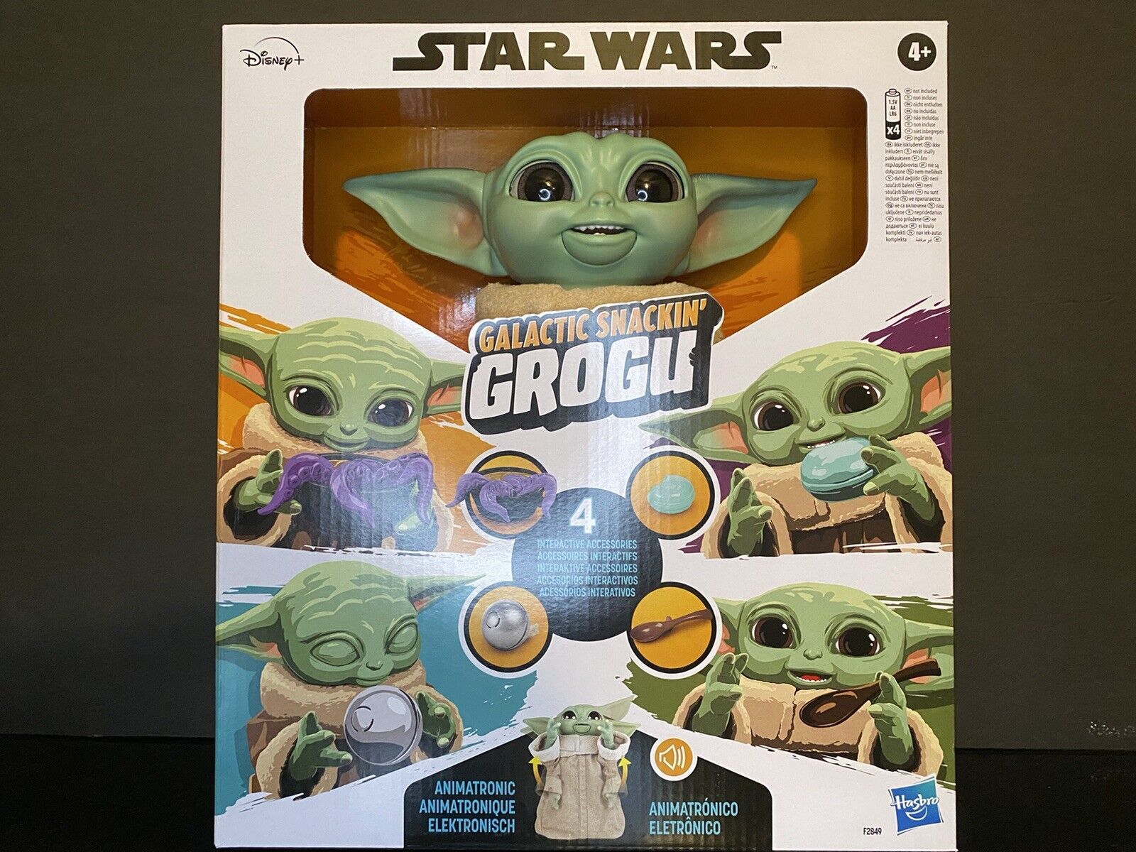 Star Wars Galactic Snackin Grogu Animatronic Toy Figure - Action Figures