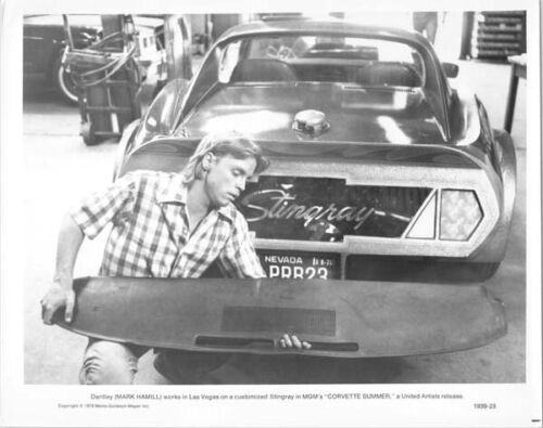 Corvette Summer 1978 original 8x10 photo Mark Hamill customizes ...