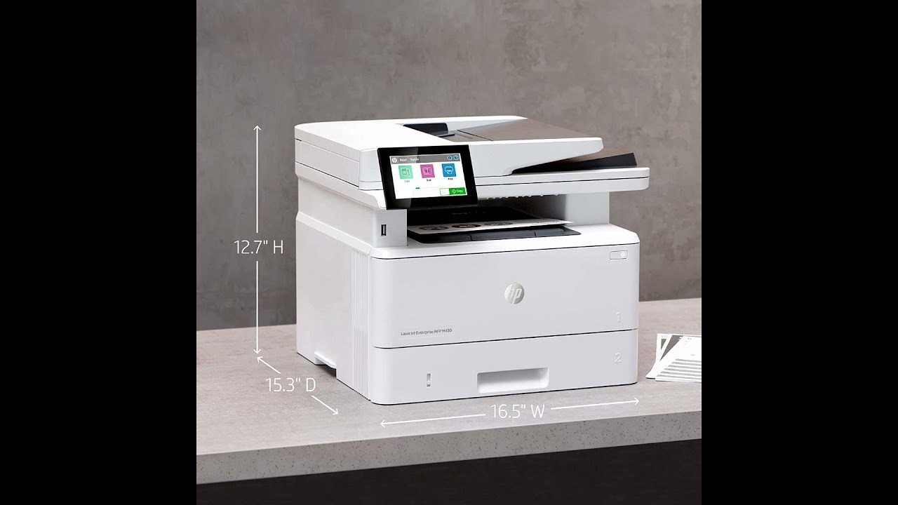 HP LASERJET MFP M430F ALL IN ONE PRINTER SCANNER 3PZ55A#BGJ W/Xtra 58A ...