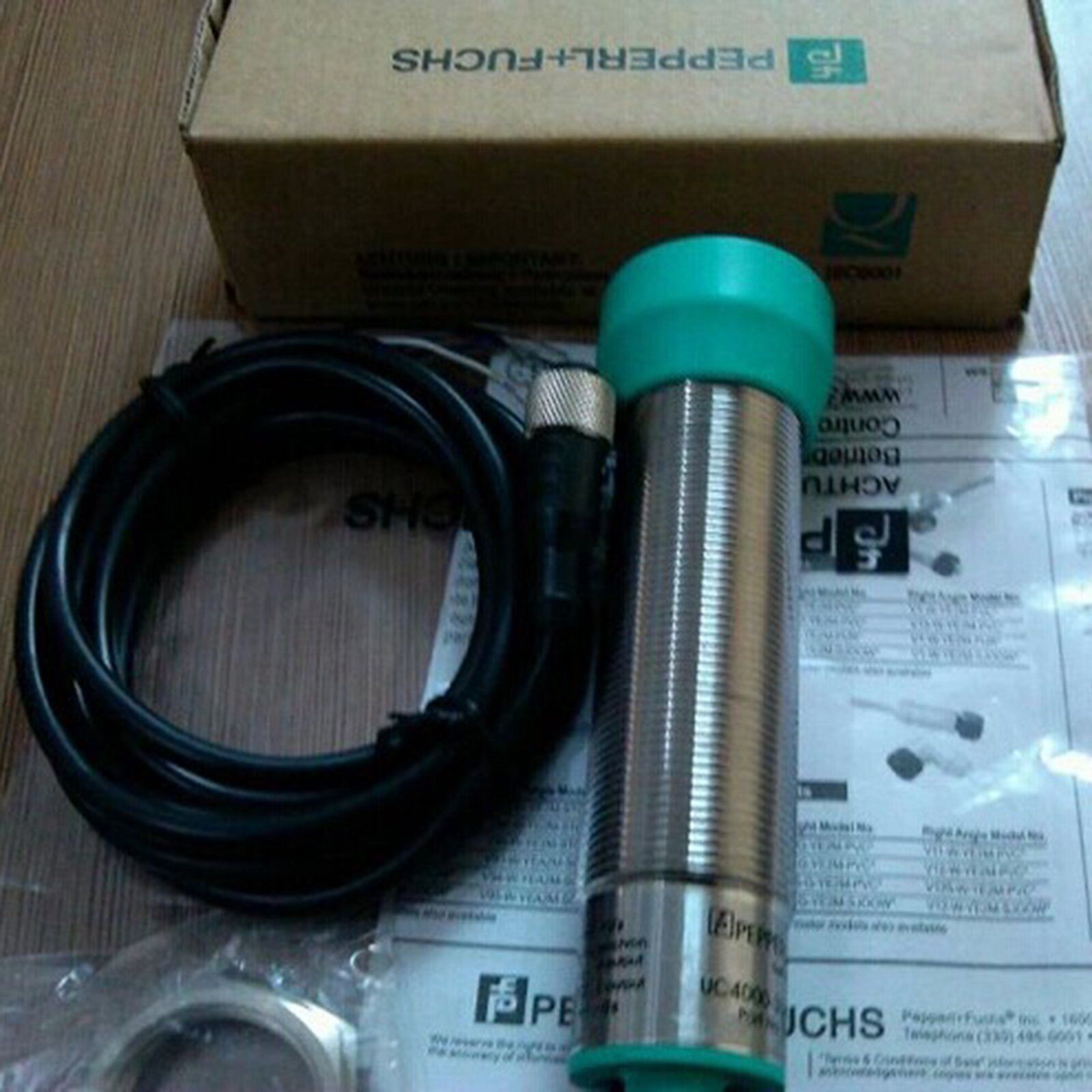 One New Pepperl+Fuchs UB6000-30GM-E4-V15 ULTRASONIC SENSOR - Proximity Sensors