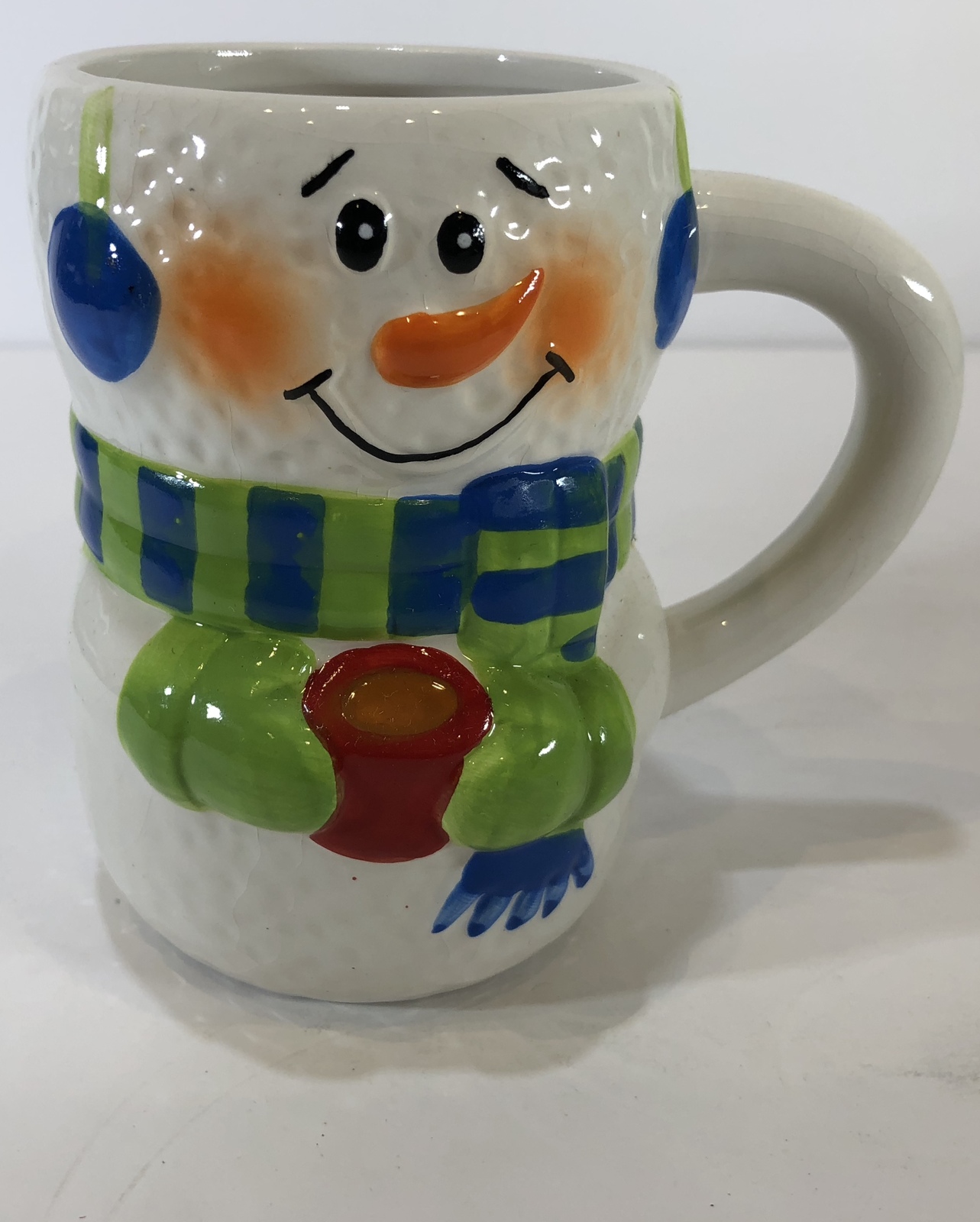 Winter Snowman Coffee Mug CIB Cup Bay Island Inc. Drinkware Collection ...