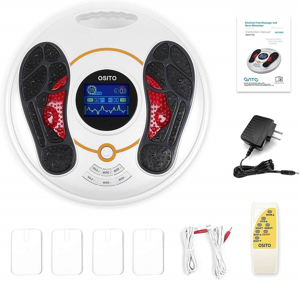 Foot Circulation Plus Medic Massager W Tens Unit Electrical Muscles