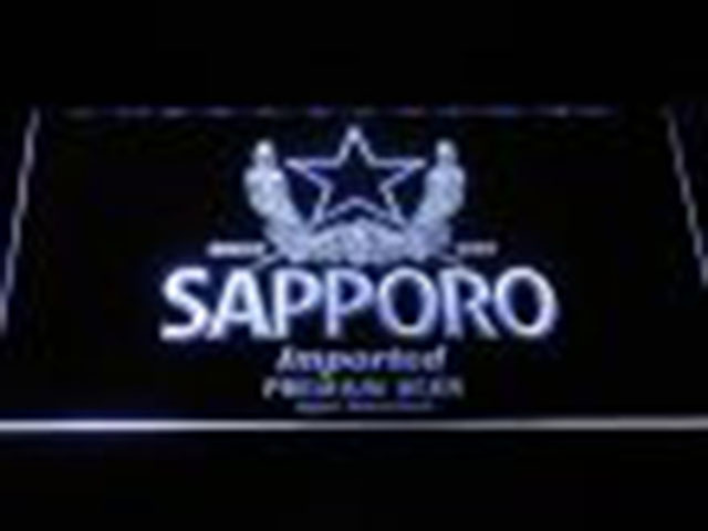 Sapporo Beer Bar LED Neon Sign Hang Signs Wall Home Decor Pub, Club ...
