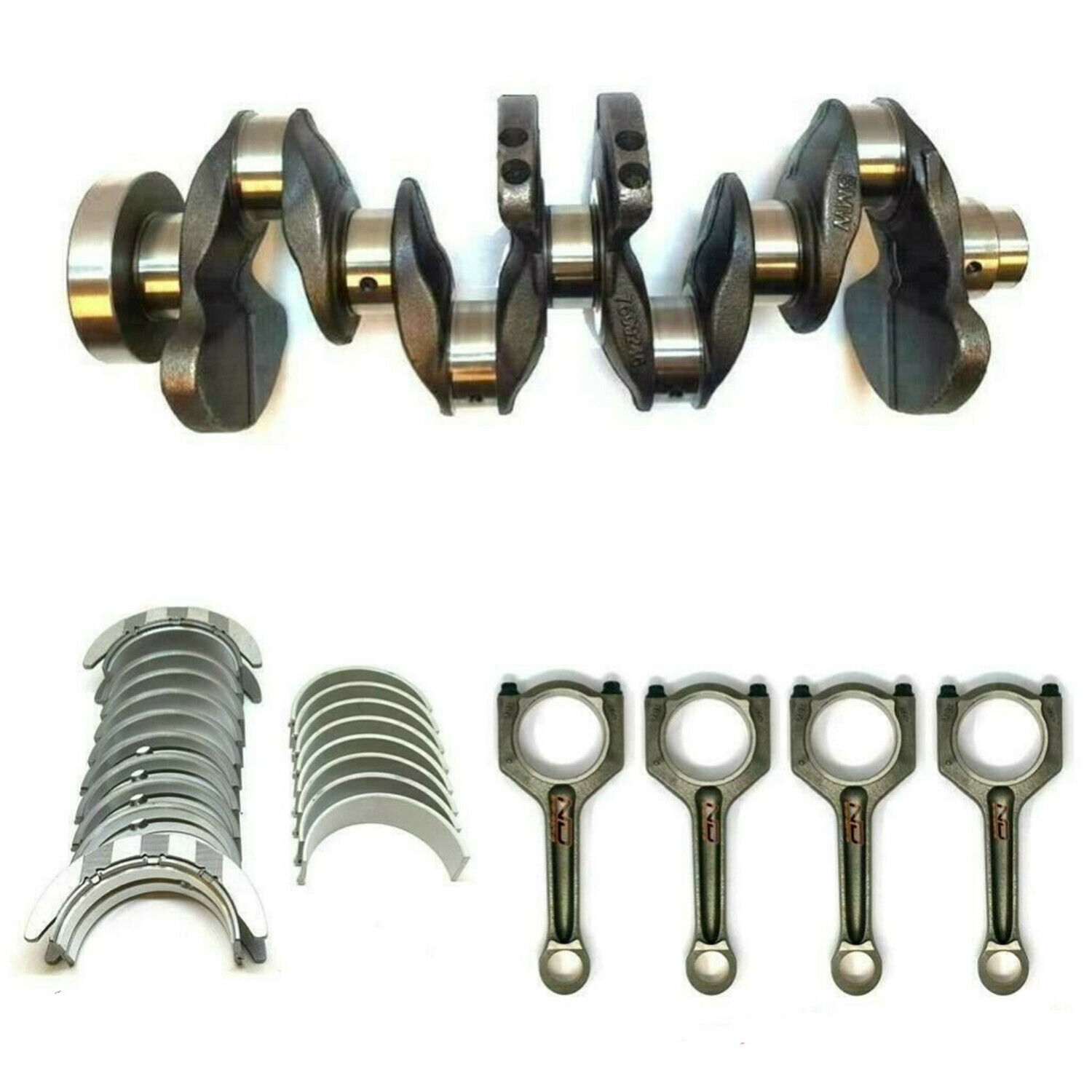 CRANKSHAFT CON RODS SET & BEARINGS SET For BMW N20B20A 11217640165 2.0 ...