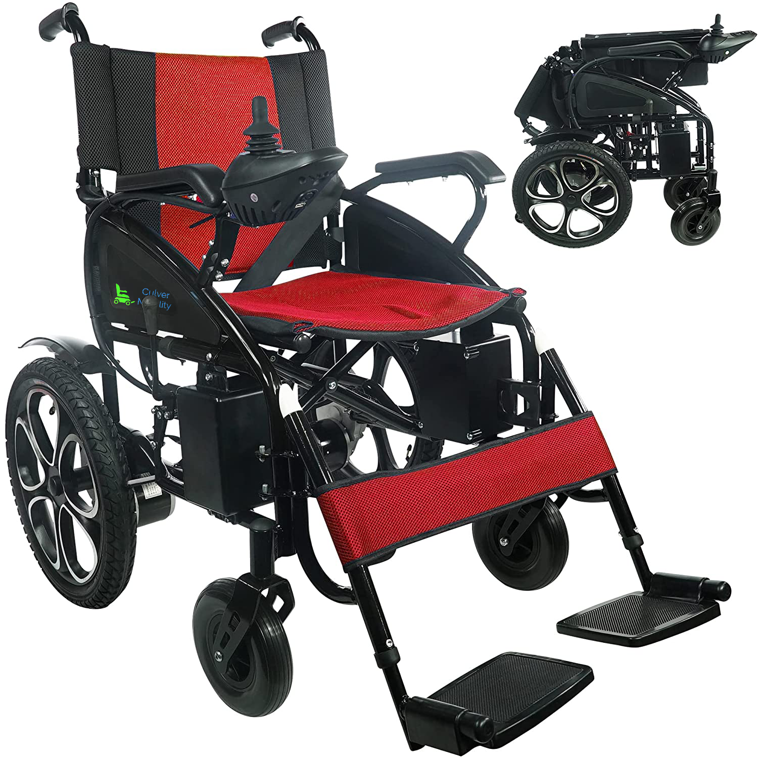 Culver Mobility Lightweight Electric Wheelchair Foldable Power Culver Mobility Lightweight Electric Wheelchair Foldable Power