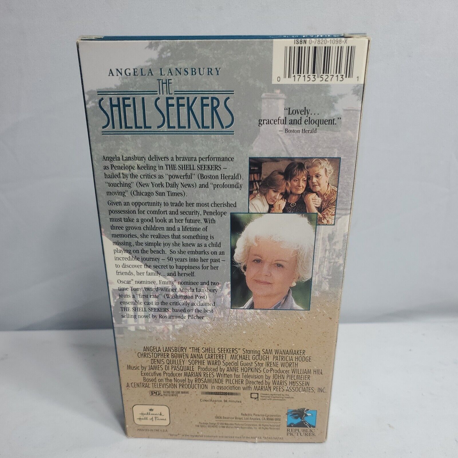 The Shell Seekers VHS Angela Lansbury, Sam Wanamaker Hallmark - VHS Tapes
